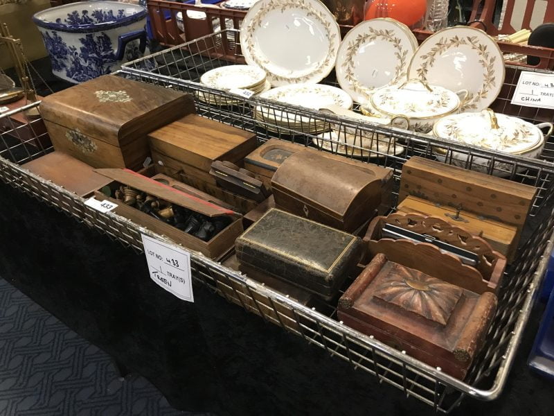 COLLECTION OF WOODEN BOXES - Southgate Auction Rooms