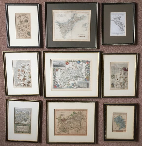 NINE MAPS - Southgate Auction Rooms