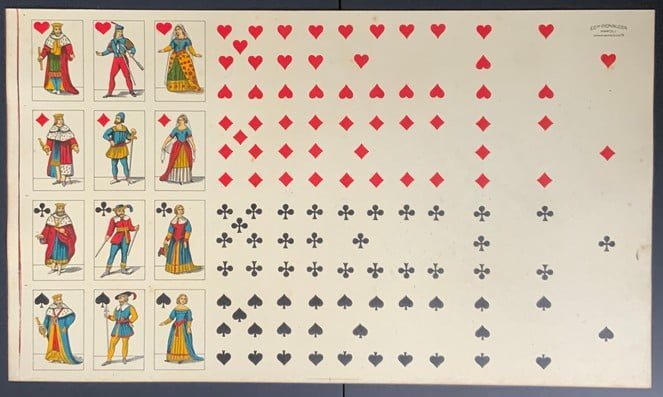 UNCUT SHEET OF ITALIAN PLAYING CARDS BY PIGNALOSA NAPOLI - Southgate ...