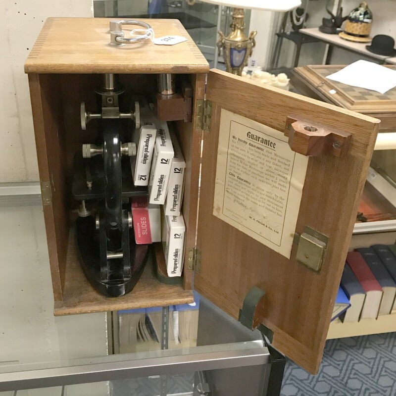 Microscope In Case Southgate Auction Rooms