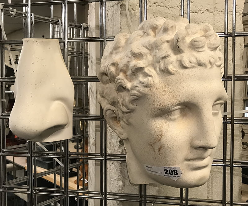 CLASSICAL HEAD & NOSE SCULPTURES - Southgate Auction Rooms