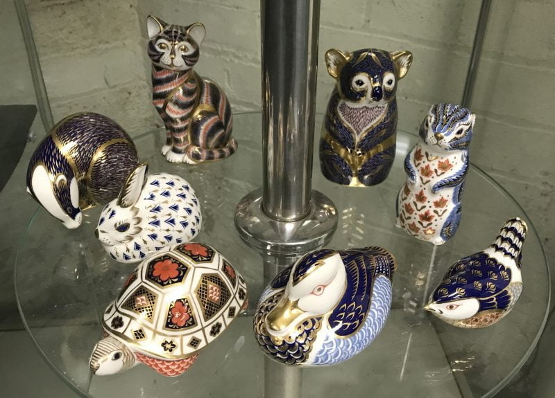 SIX ROYAL CROWN DERBY ANIMAL FIGURES - Southgate Auction Rooms