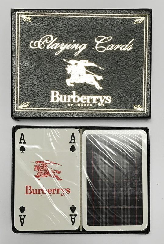 GENUINE RARE BURBERRY SEALED DOUBLE DECK PLAYING CARDS - Southgate ...