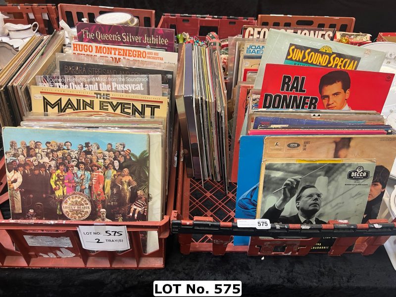 LP COLLECTION - VARIOUS ARTISTS - 2 TRAYS - Southgate Auction Rooms