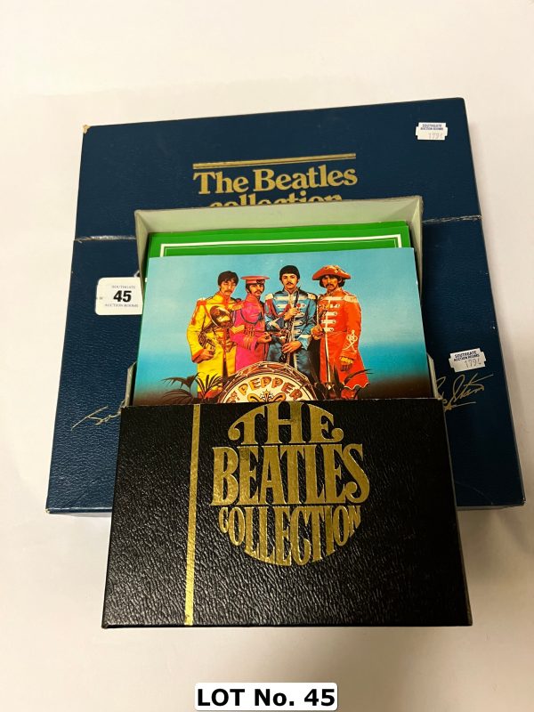 BEATLES LP BOX SET & 45 BOX SET - Southgate Auction Rooms