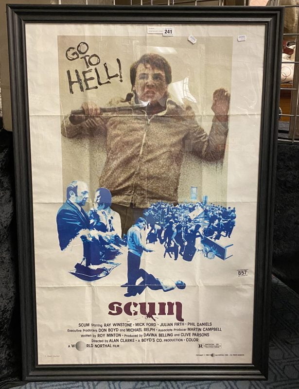 SCUM FILM SHEET 110CMS X 76CMS - ORIGIONAL - Southgate Auction Rooms