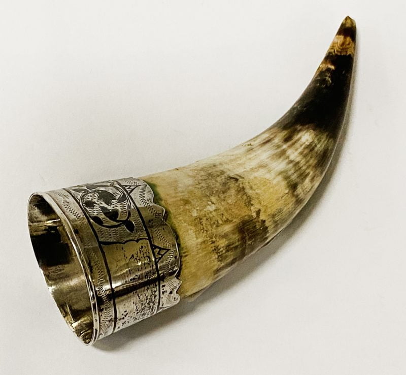 RUSSIAN SILVER HORN NIELLO - Southgate Auction Rooms