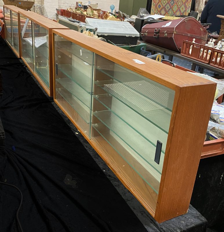 THREE DISPLAYS CABINETS - Southgate Auction Rooms