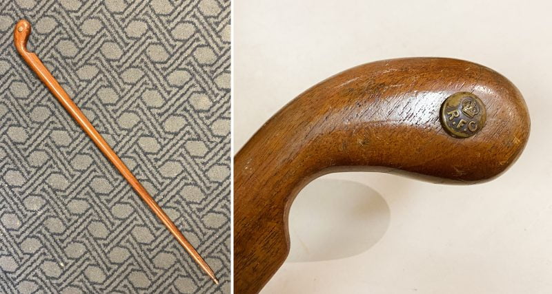 RAF WALKING STICK PROPELLER - 86 CMS LENGTH - Southgate Auction Rooms