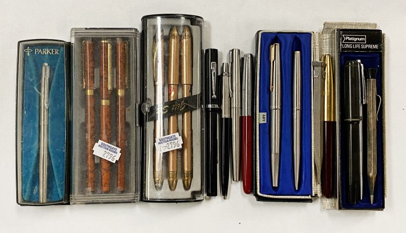 TRAY OF PENS - Southgate Auction Rooms