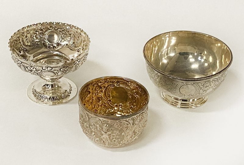 2 HM SILVER BOWLS - Southgate Auction Rooms