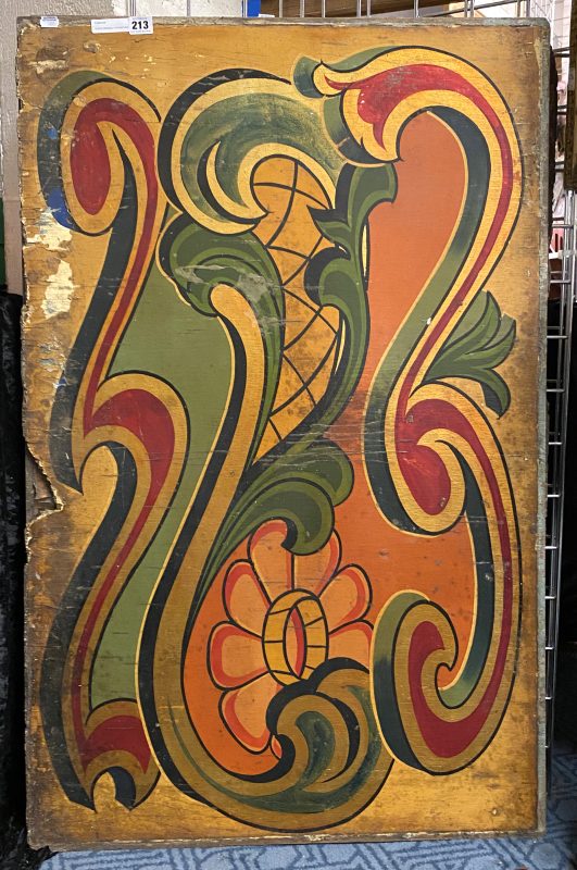 FAIRGROUND PAINTED PANELS WITH GOLD LEAF - FRED FOWLE - Southgate ...