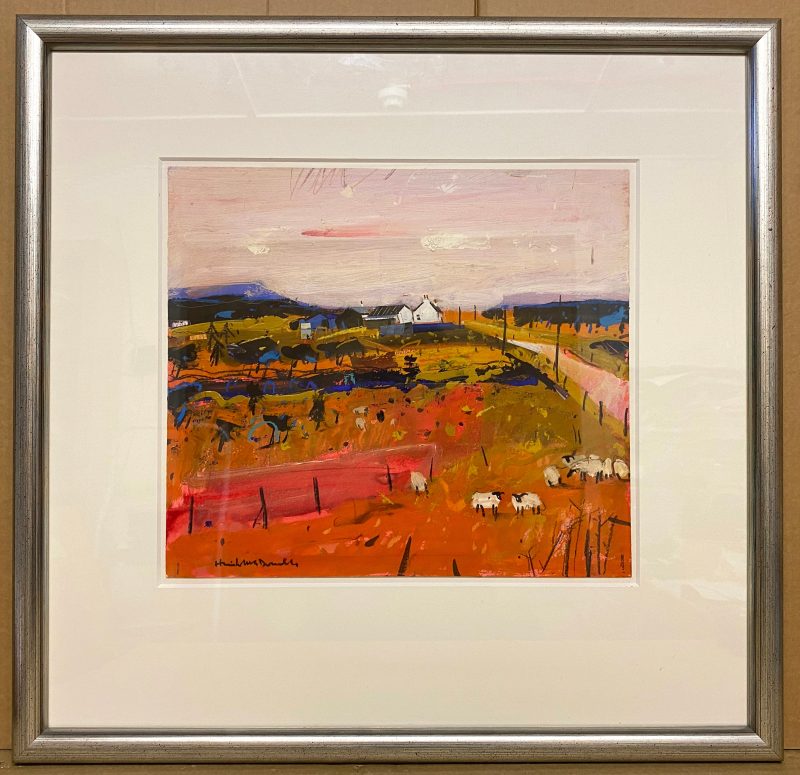 2 SIGNED ACRYLIC ON CARD BY THE SAME ARTIST - Southgate Auction Rooms