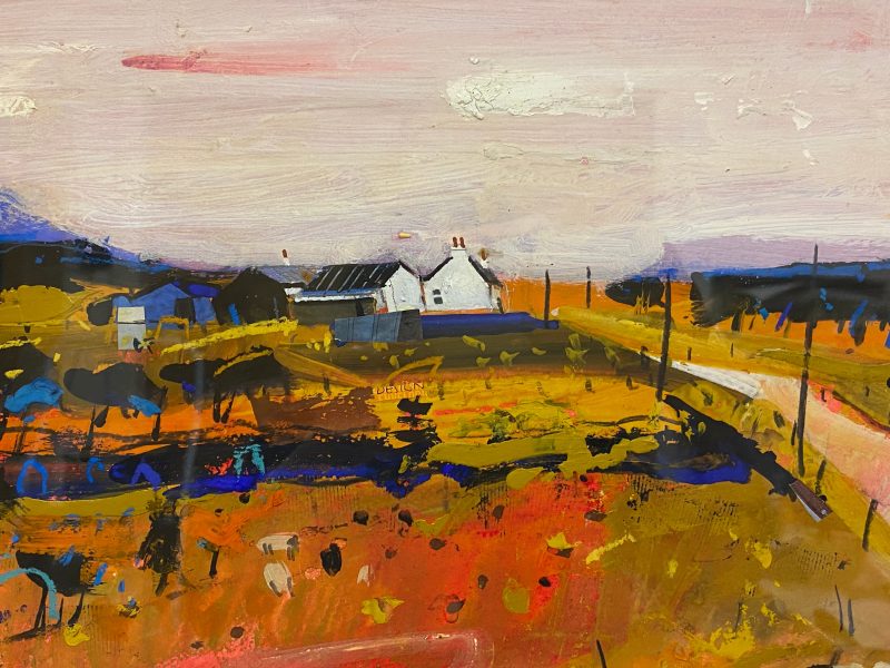 2 SIGNED ACRYLIC ON CARD BY THE SAME ARTIST - Southgate Auction Rooms