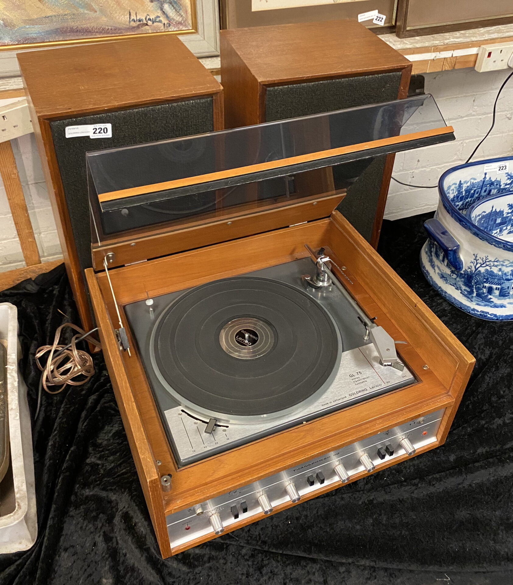 GOLDRING LENCO/DYNATRON HI-FI SYSTEM 1971 VINTAGE WITH LITERATURE ...