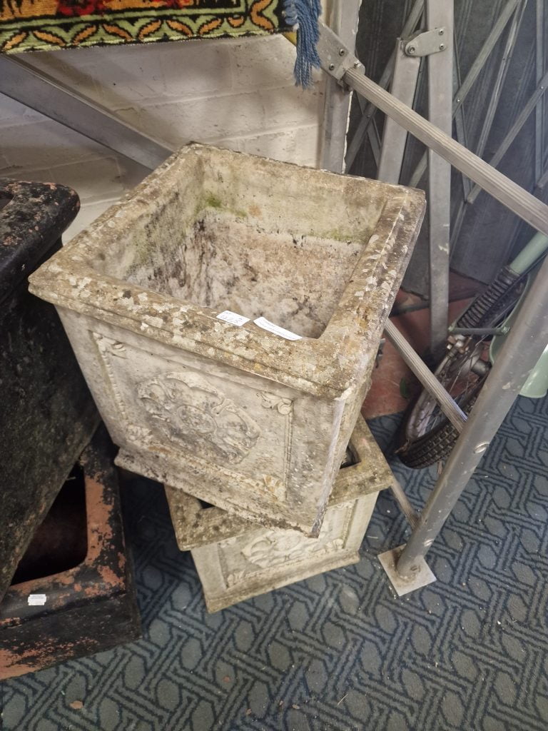 PAIR OF LARGE GARDEN PLANTERS - Southgate Auction Rooms