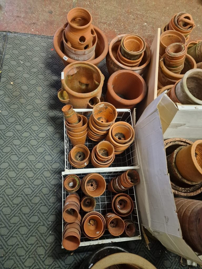 COLLECTION OF TERRACOTTA POTS - Southgate Auction Rooms
