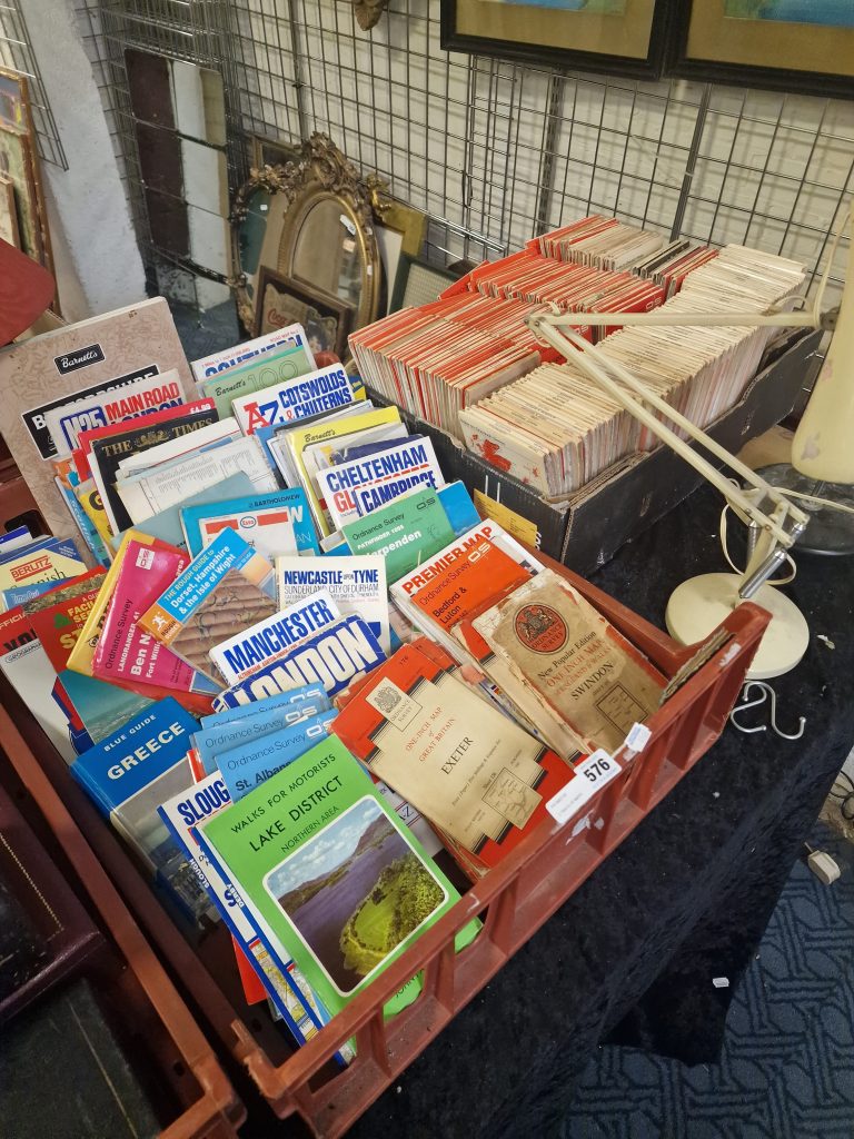 2 TRAYS OF MAPS - Southgate Auction Rooms