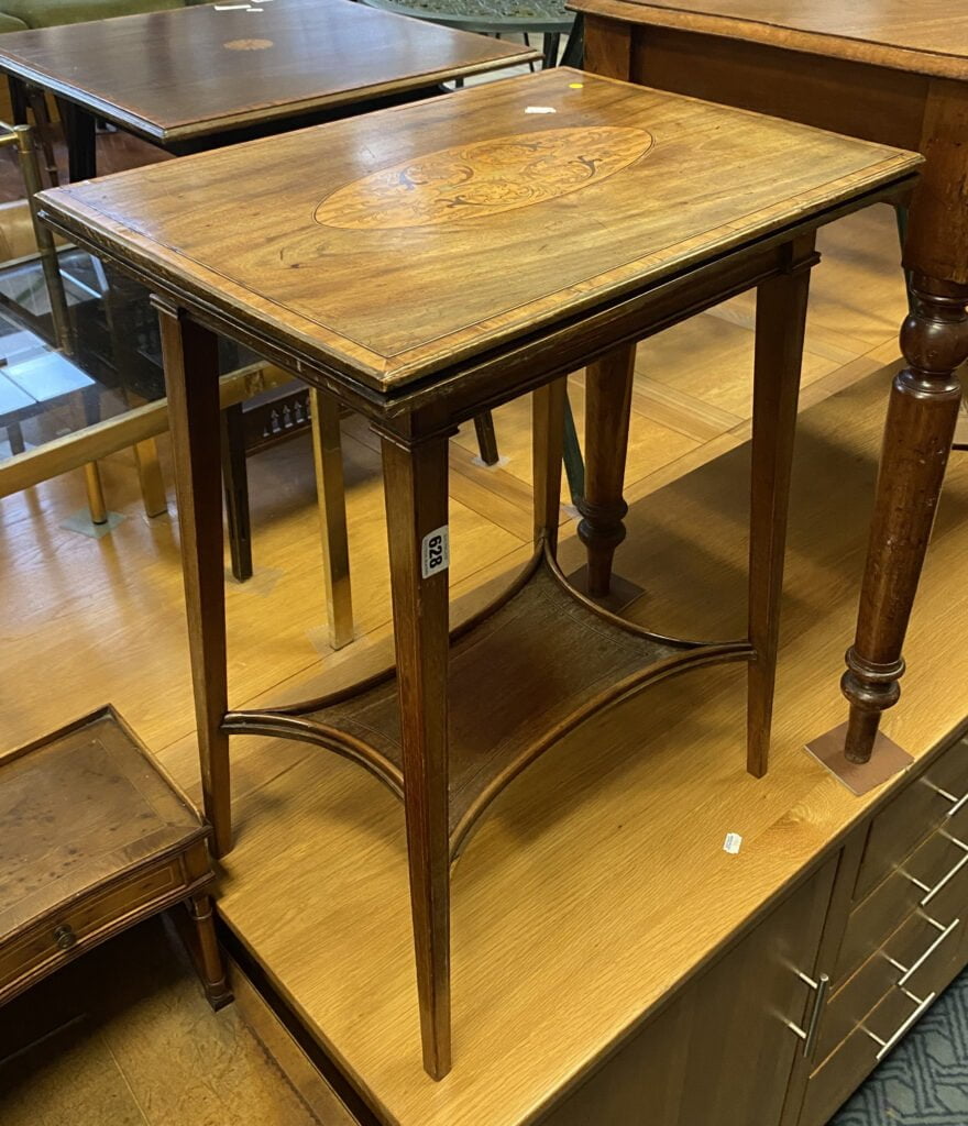 EDWARDIAN INLAID TEA TABLE - Southgate Auction Rooms