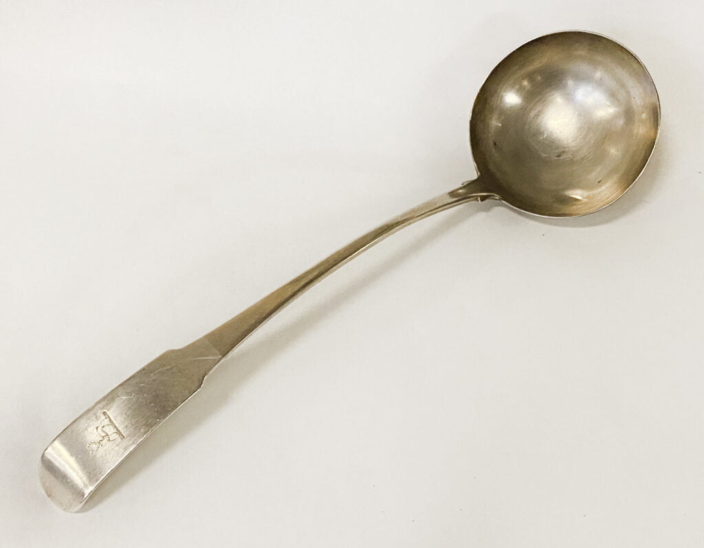 HM SILVER IRISH LADLE - 7 OZS APPROX - Southgate Auction Rooms