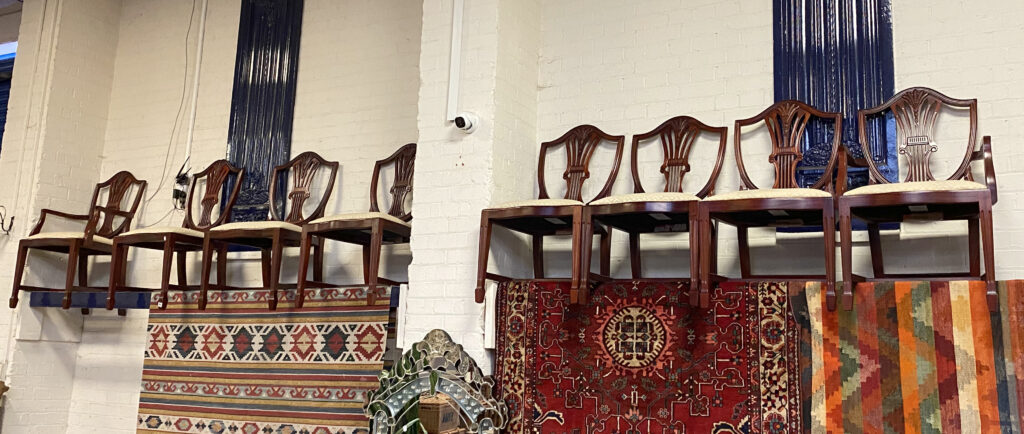 SET OF 8 STAG DINING CHAIRS - Southgate Auction Rooms