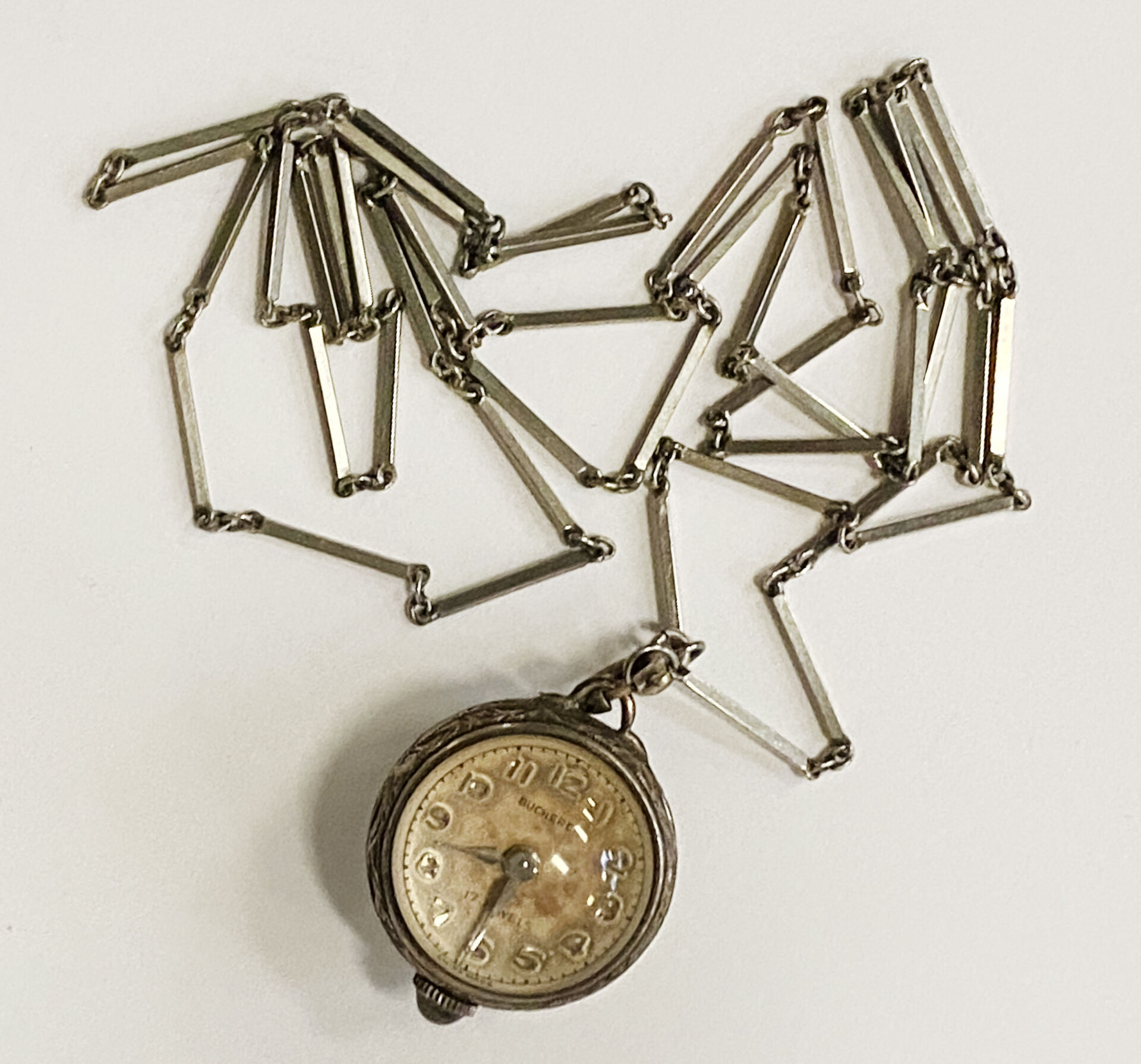 BUCHERER FOB BALL CLOCK ON CHAIN - Southgate Auction Rooms