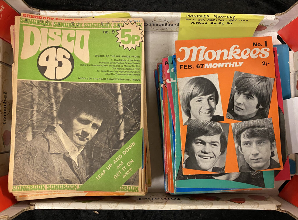 COLLECTION OF DISCO 45 MAGAZINES WITH MONKEES MONTHLIES - Southgate ...