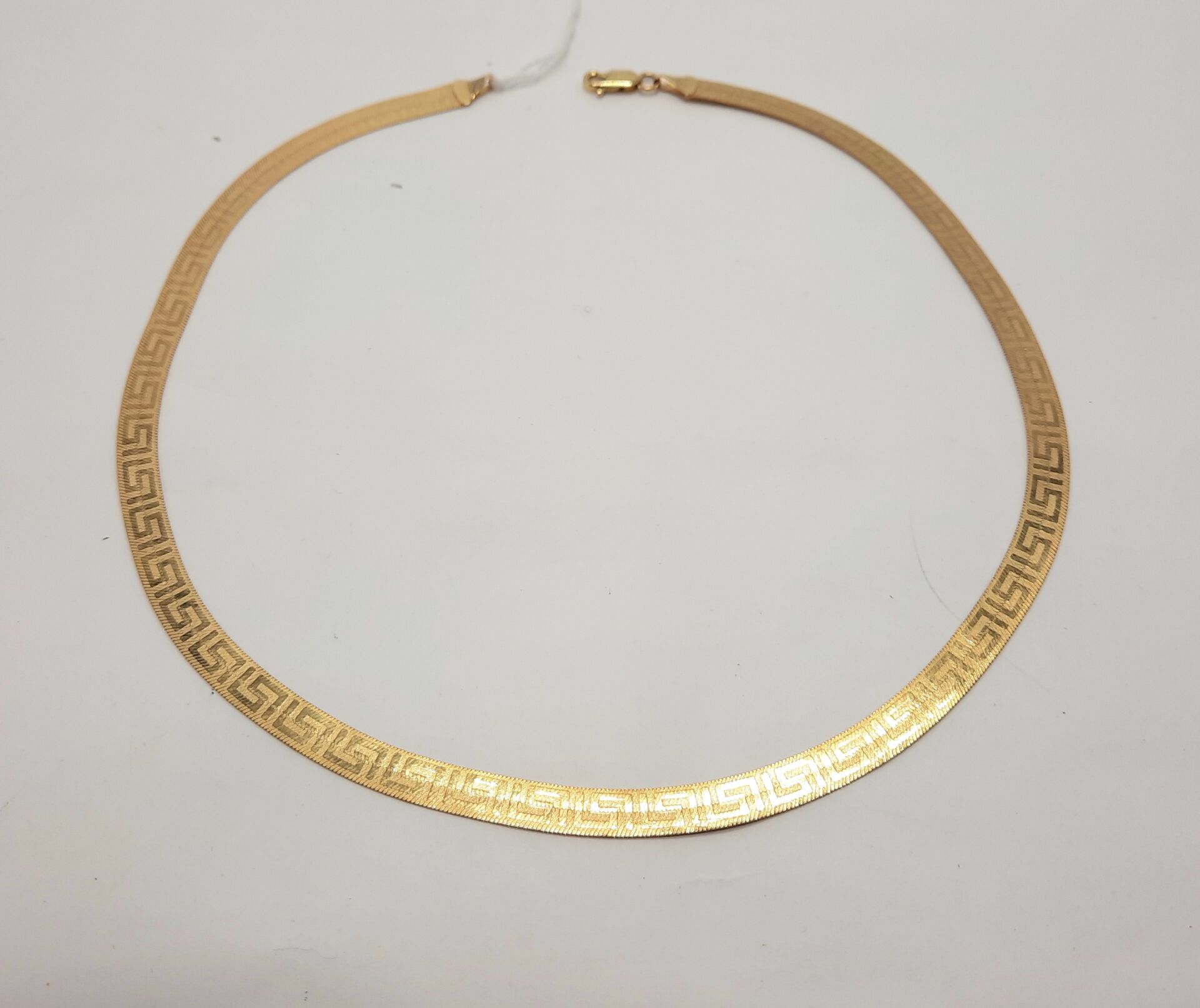 9CT GOLD LADIES COLLARETTE NECKALACE - 8 GRAMS APPROX - Southgate ...
