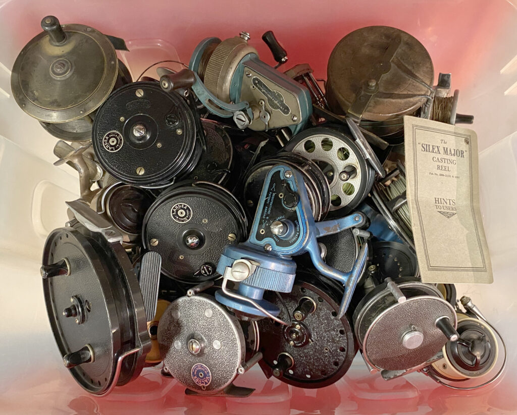 COLLECTION OF EARLY TO MID CENTURY FISHING REELS - Southgate Auction Rooms