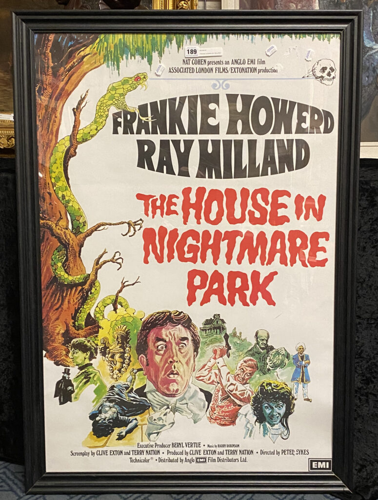 FRANKIE HOWARD RAY MILLAND ''THE HOUSE ON NIGHTMARE PARK'' POSTER IN ...