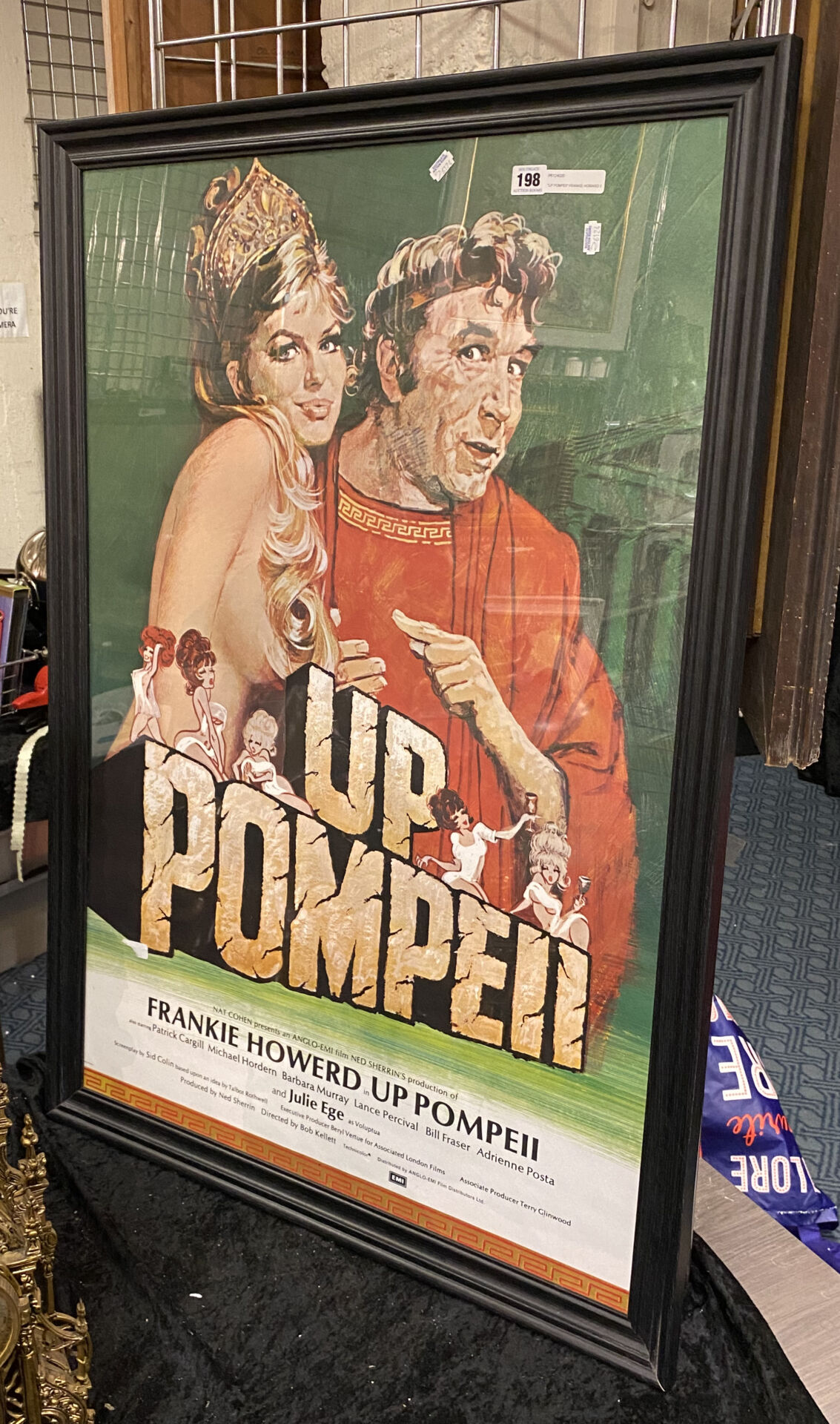 ''UP POMPEII'' FRANKIE HOWARD POSTER - FRAMED - APPROX 100 CMS H X 67 ...