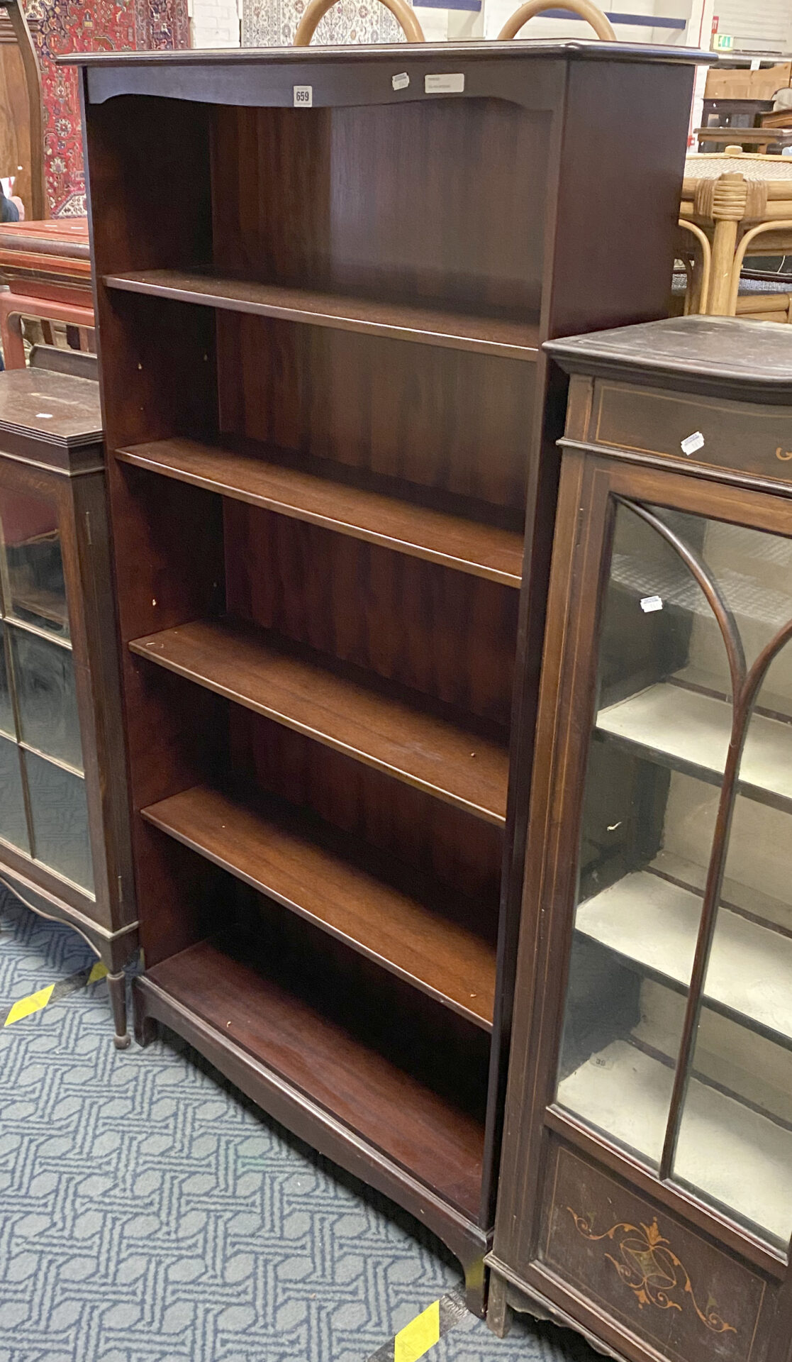 TALL STAG BOOKCASE - Southgate Auction Rooms