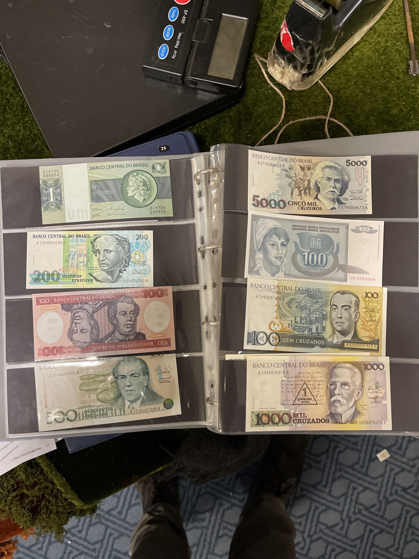 TWO ALBUMS OF MIXED WORLD BANKNOTES - Southgate Auction Rooms