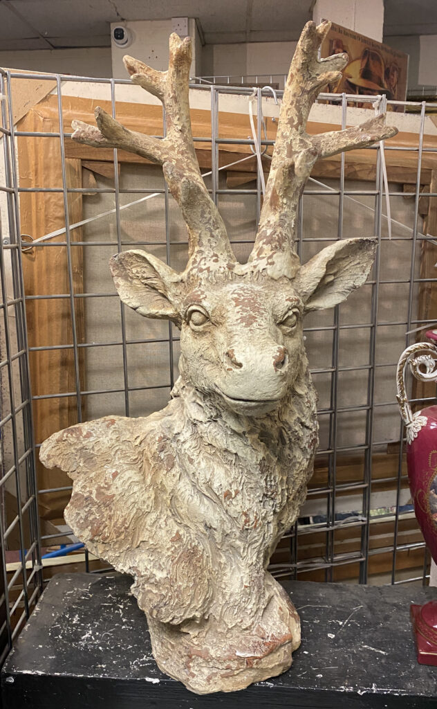 TERRACOTTA STAG - Southgate Auction Rooms