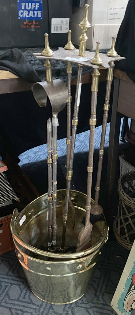 COAL BUCKET & COMPANION SET - Southgate Auction Rooms