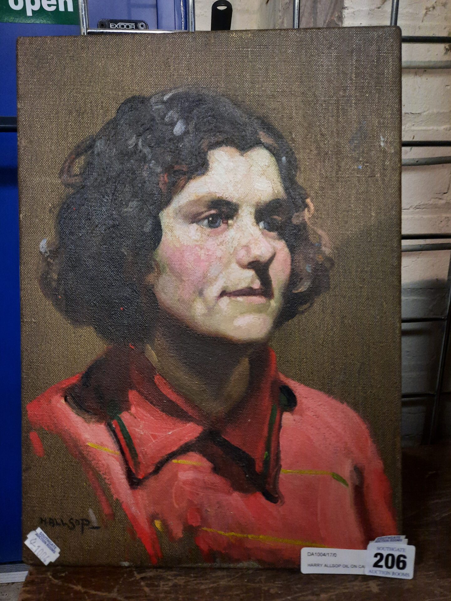 HARRY ALLSOP OIL ON CANVAS 35.5CMS (H) X 25CMS (W) APPROX - Southgate ...