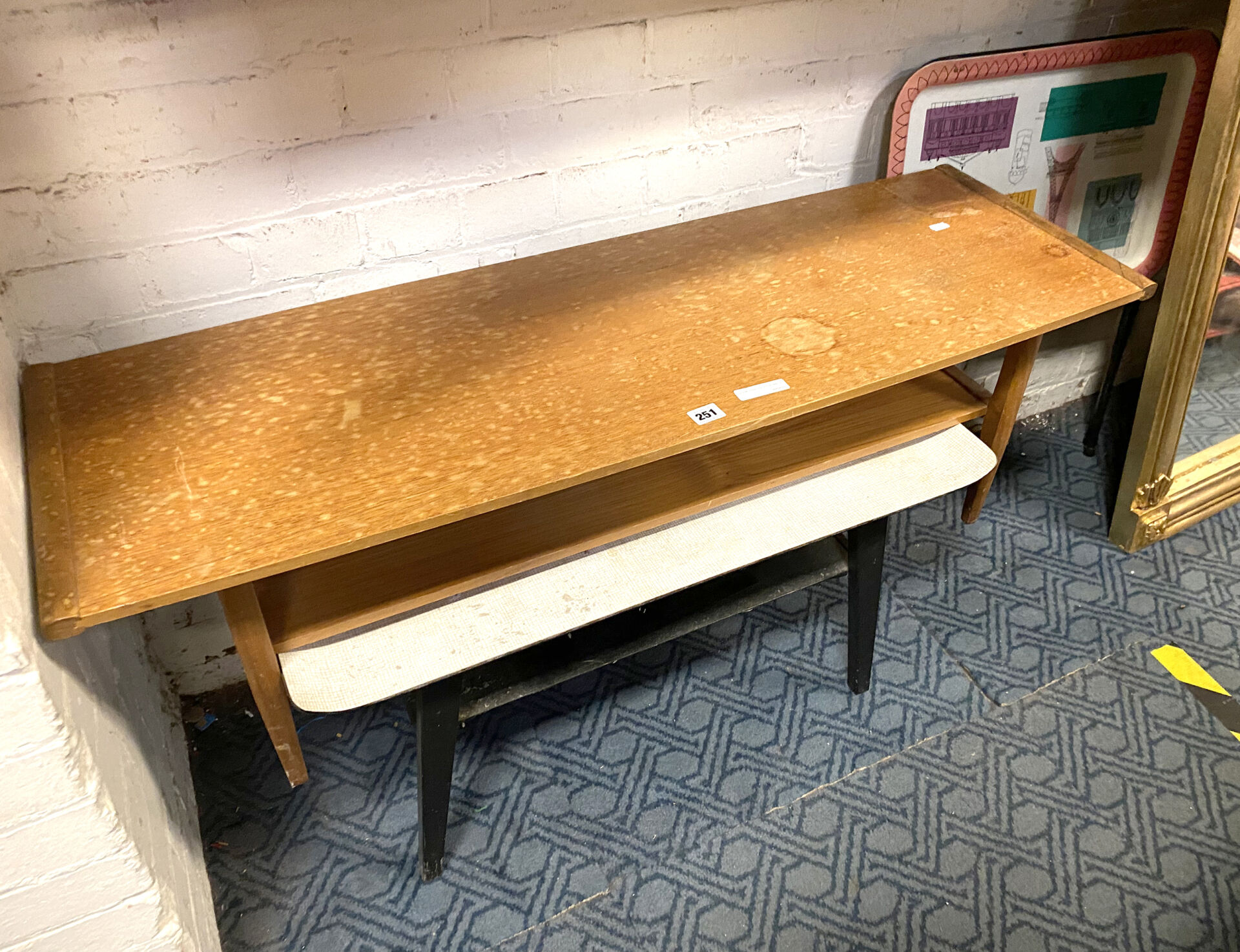 FORMICA COFFEE TABLE, MYERS COFFEE TABLE & RETRO TRAY - Southgate ...