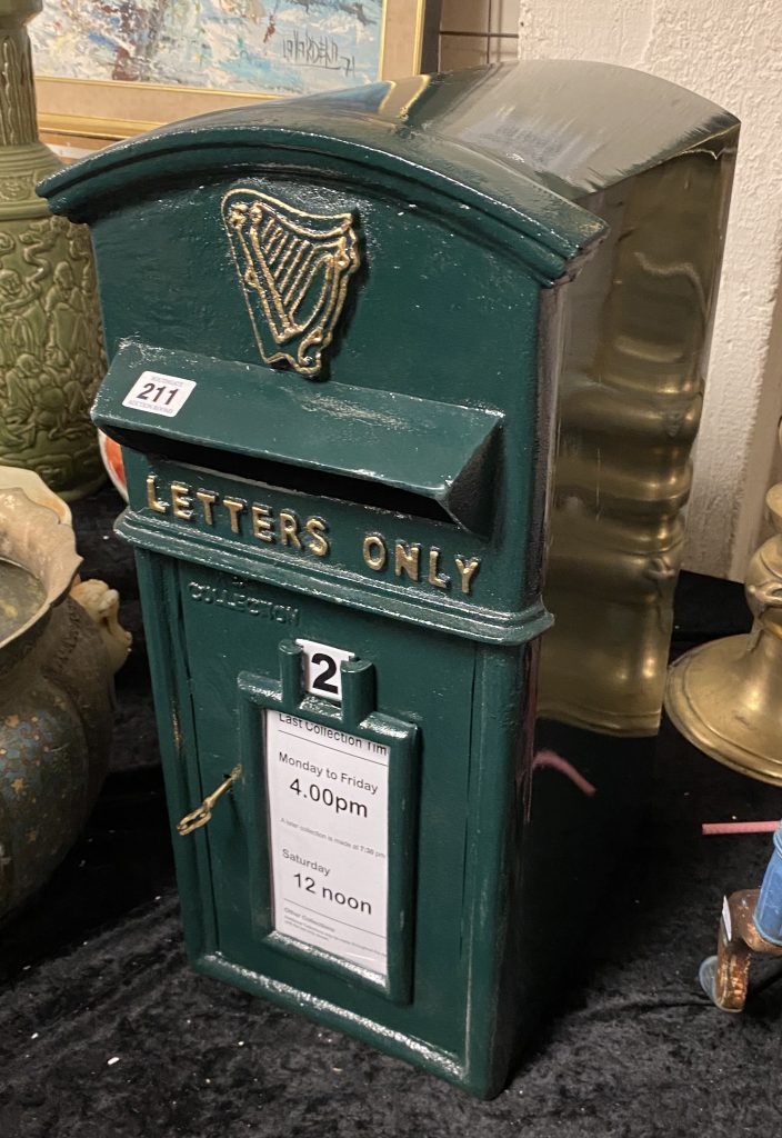 CAST IRON IRISH POST BOX - Southgate Auction Rooms