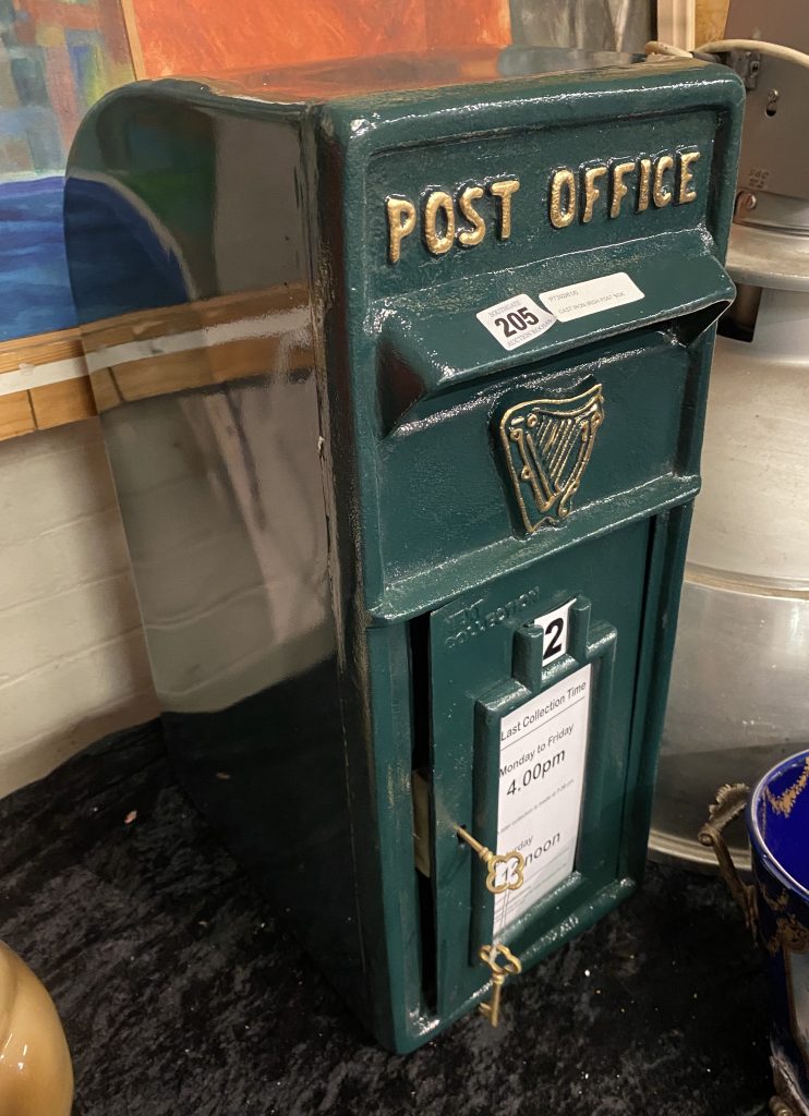 CAST IRON IRISH POST BOX - Southgate Auction Rooms
