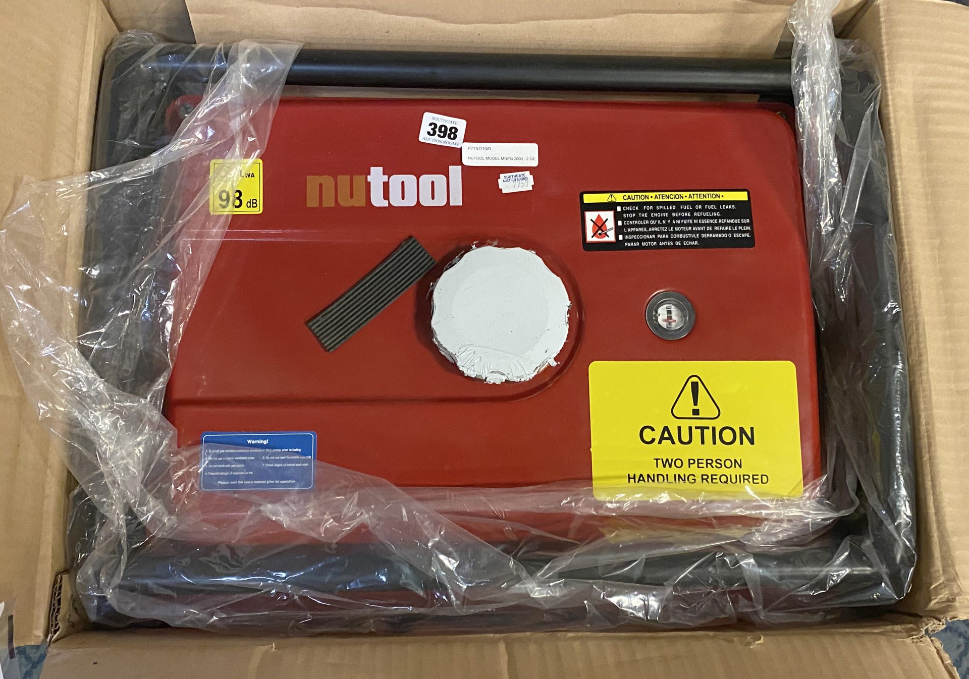 NUTOOL MODEL MNPG 2000 - 2 GENERATOR (BOXED) - Southgate Auction Rooms