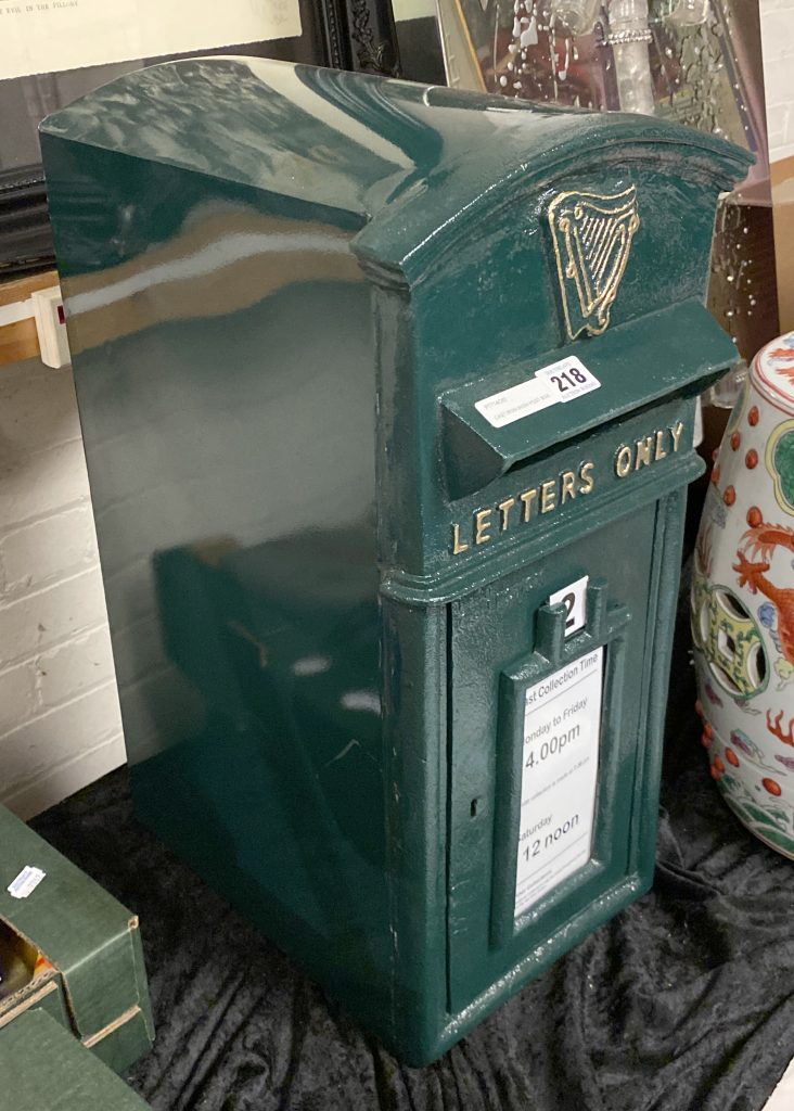 CAST IRON IRISH POST BOX - Southgate Auction Rooms