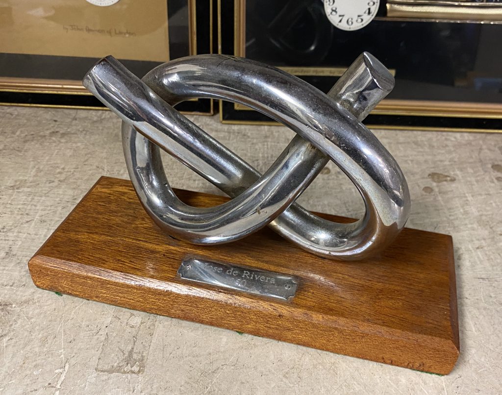 JOSE DE RIVERA 1950 METAL SCULPTURE - Southgate Auction Rooms