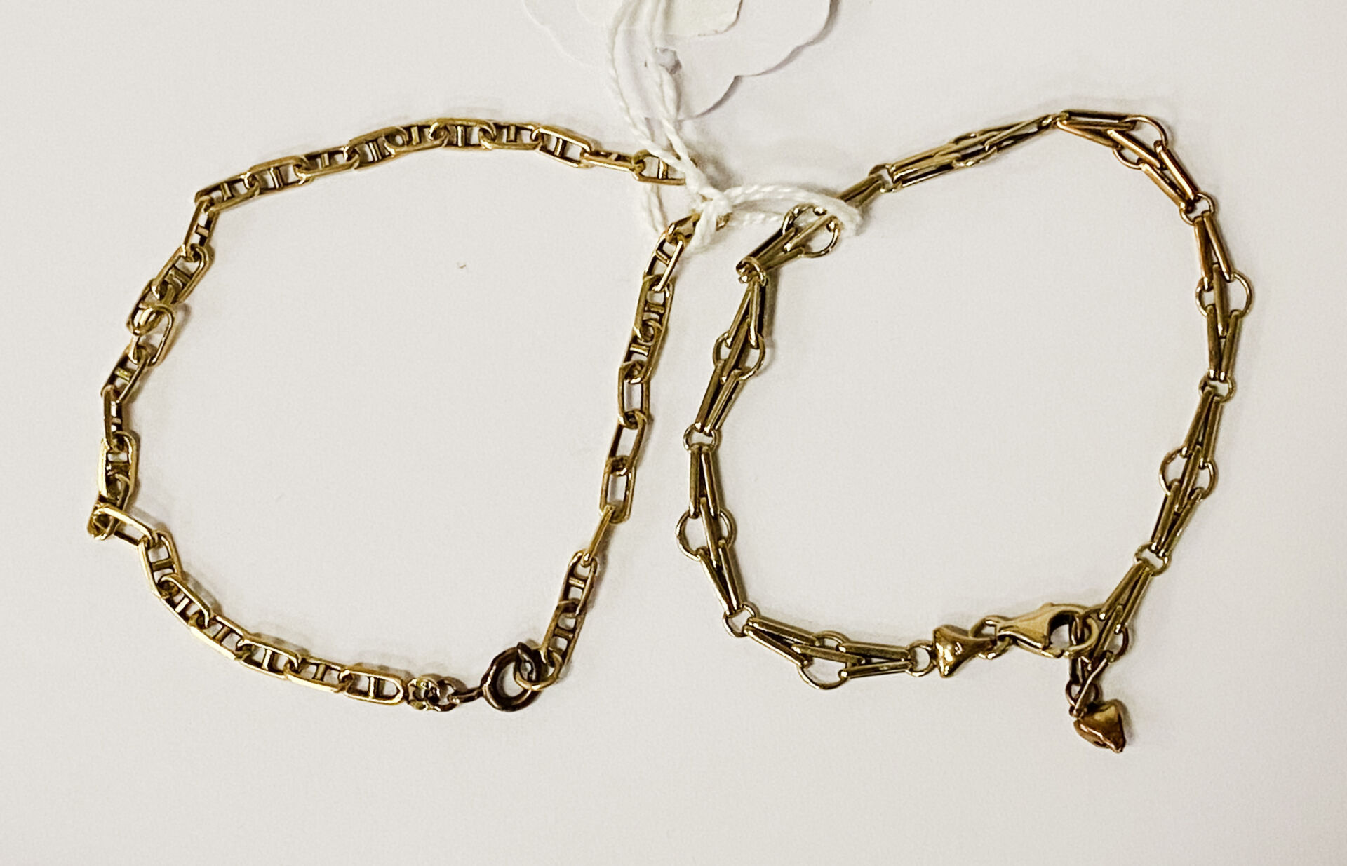 18ct Gold Bracelet And Another Gold Bracelet 12 Grams Approx Southgate Auction Rooms