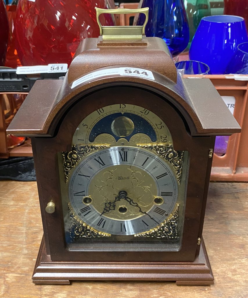 MOONPHASE MANTLE CLOCK - Southgate Auction Rooms
