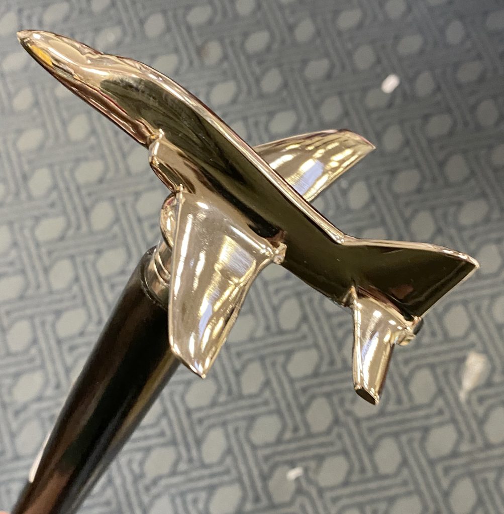 BAE HAWK WALKING STICK - Southgate Auction Rooms