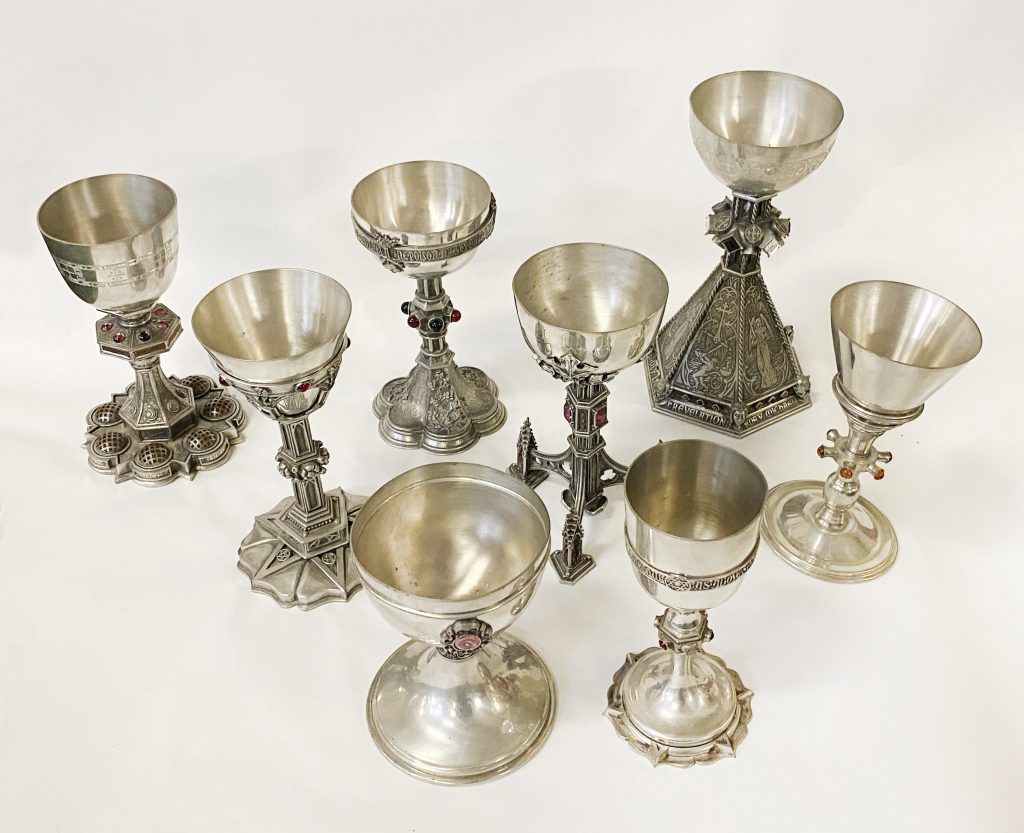 COLLECTION OF ALCHEMY GOTHIC FANTASY GOBLETS - Southgate Auction Rooms