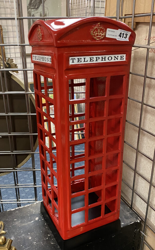 TELEPHONE BOX UMBRELLA STAND - Southgate Auction Rooms