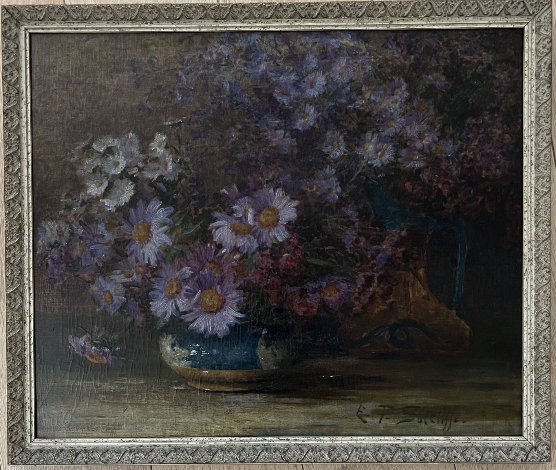 ELIZABETH TREVOR SUTCLIFFE (1886-1928) OIL ON CANVAS OF STILL LIFE ...
