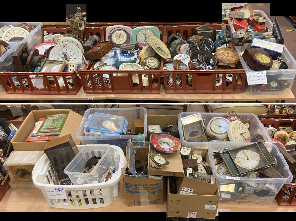 LARGE COLLECTION OF CLOCKS THROUGH THE AGES - Southgate Auction Rooms
