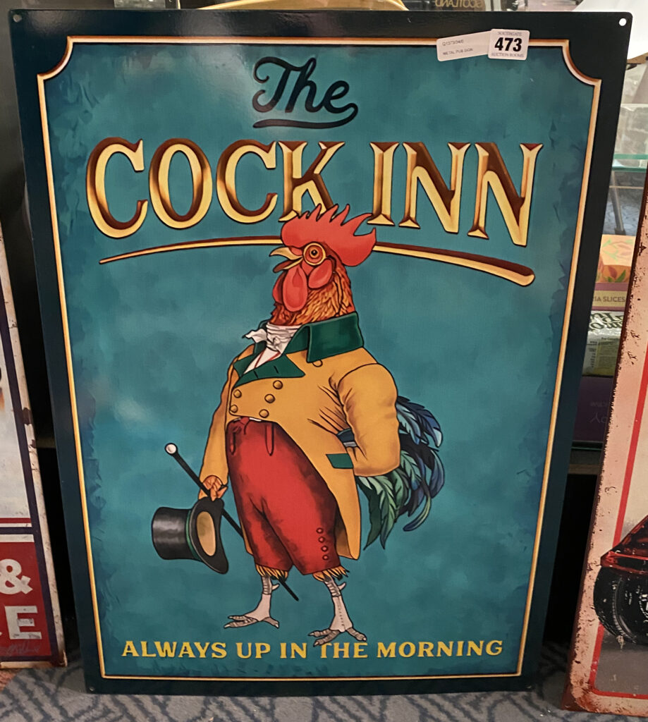 METAL PUB SIGN - Southgate Auction Rooms